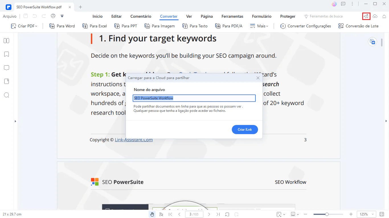 Converta PDF para link URL online